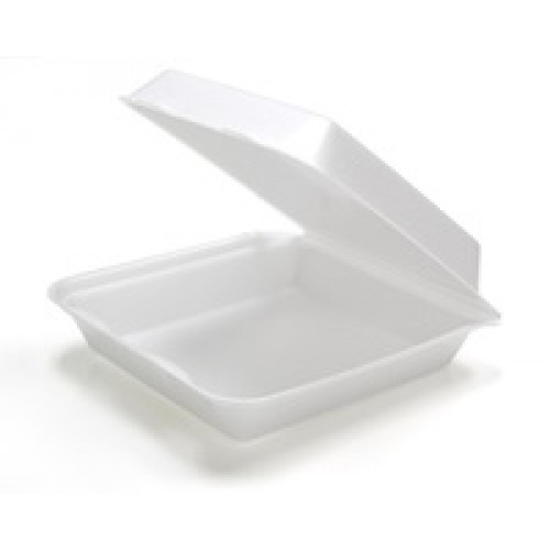 Darnel - S1 - White Foam Hinged Container - 200/case