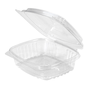 Genpak - AD08 - Clear Hinged Deli Container - 200/Case