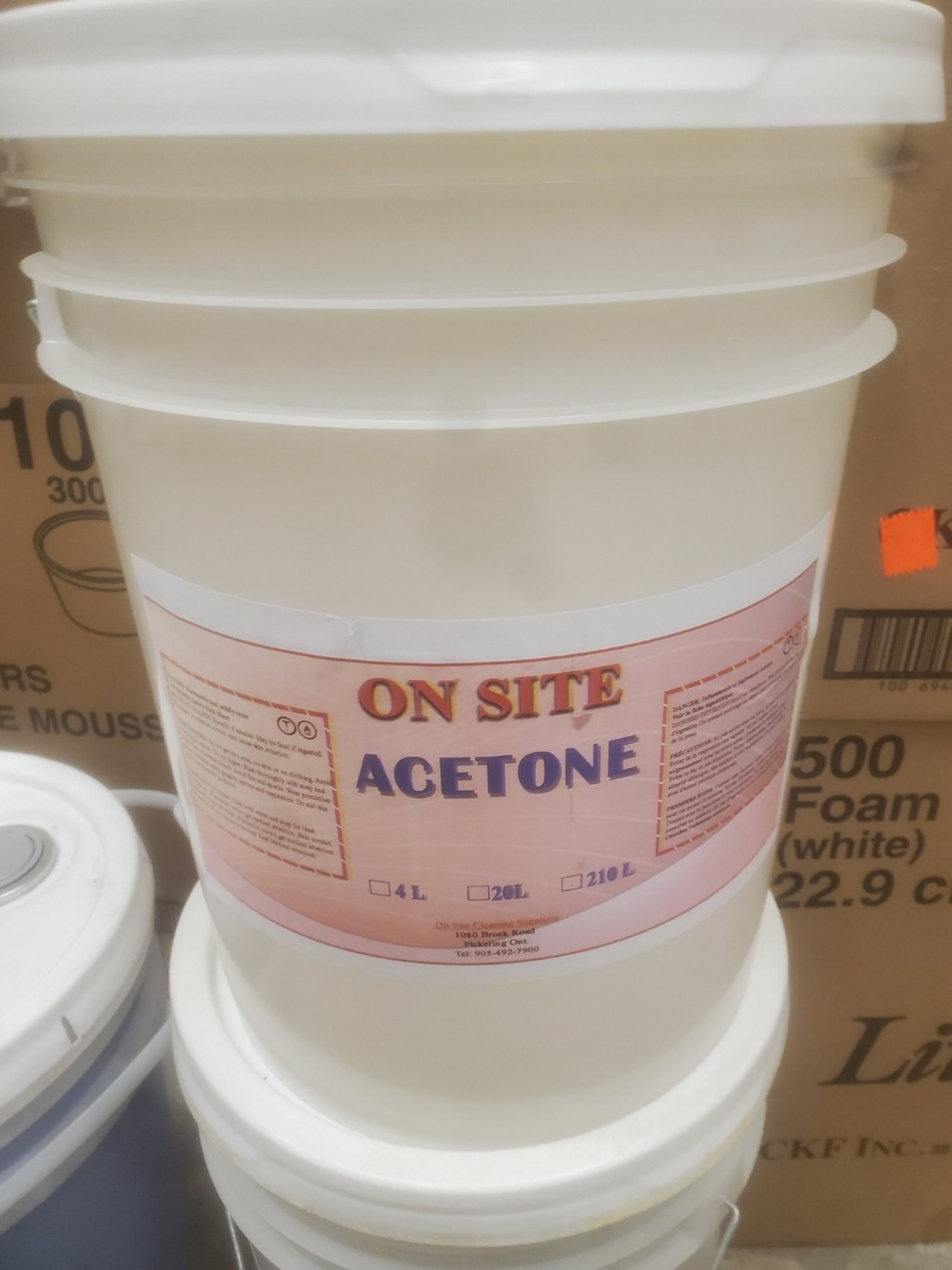 Acetone 20 liter pail