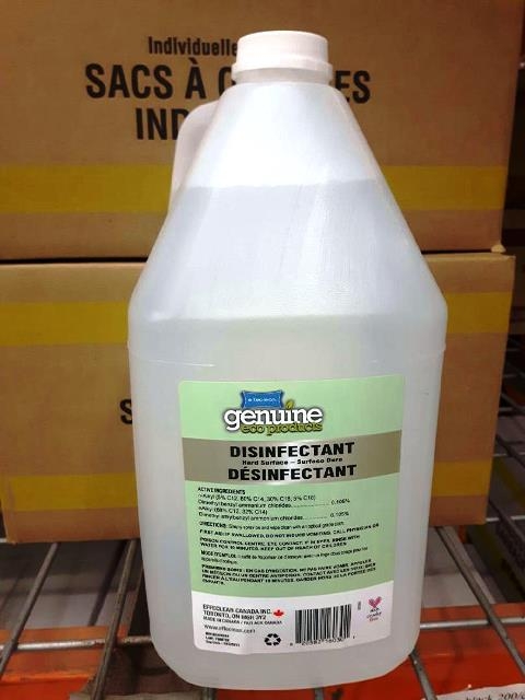 effeclean: disinfectant hard surface 4 L bottle plus 1 liter spray ...