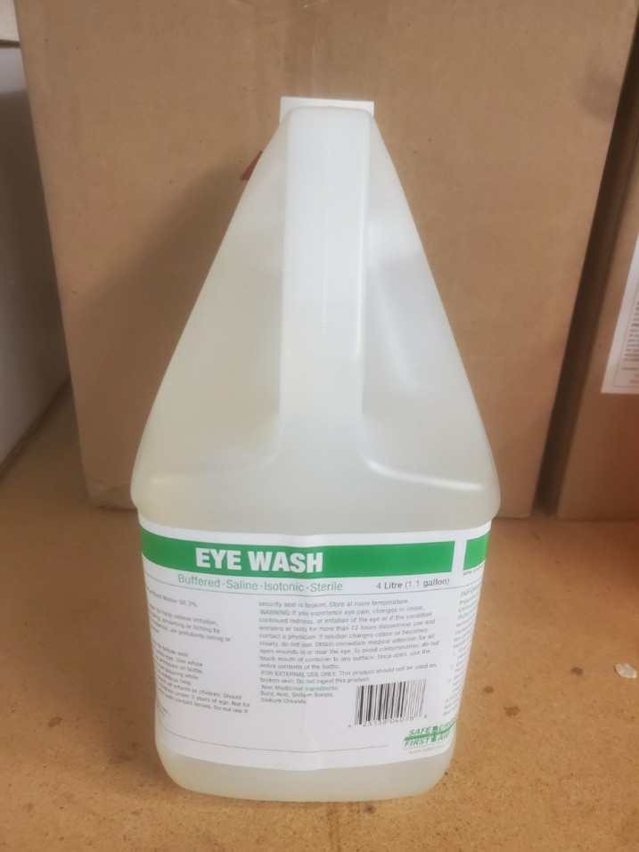 Eyewash Solution - 4 L Bottle